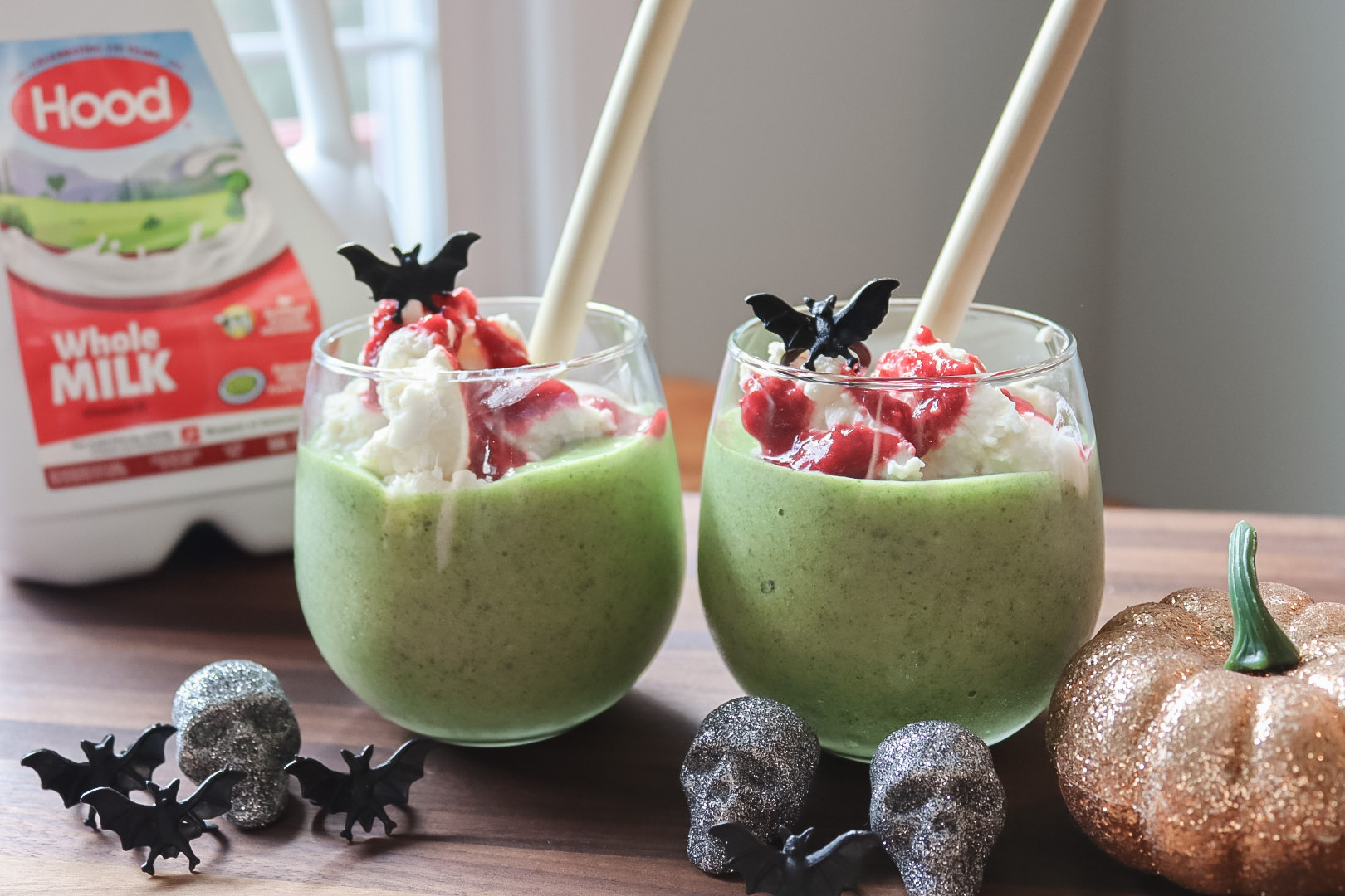Spooky Green Halloween Smoothie - Christina Miller, Twin Mom
